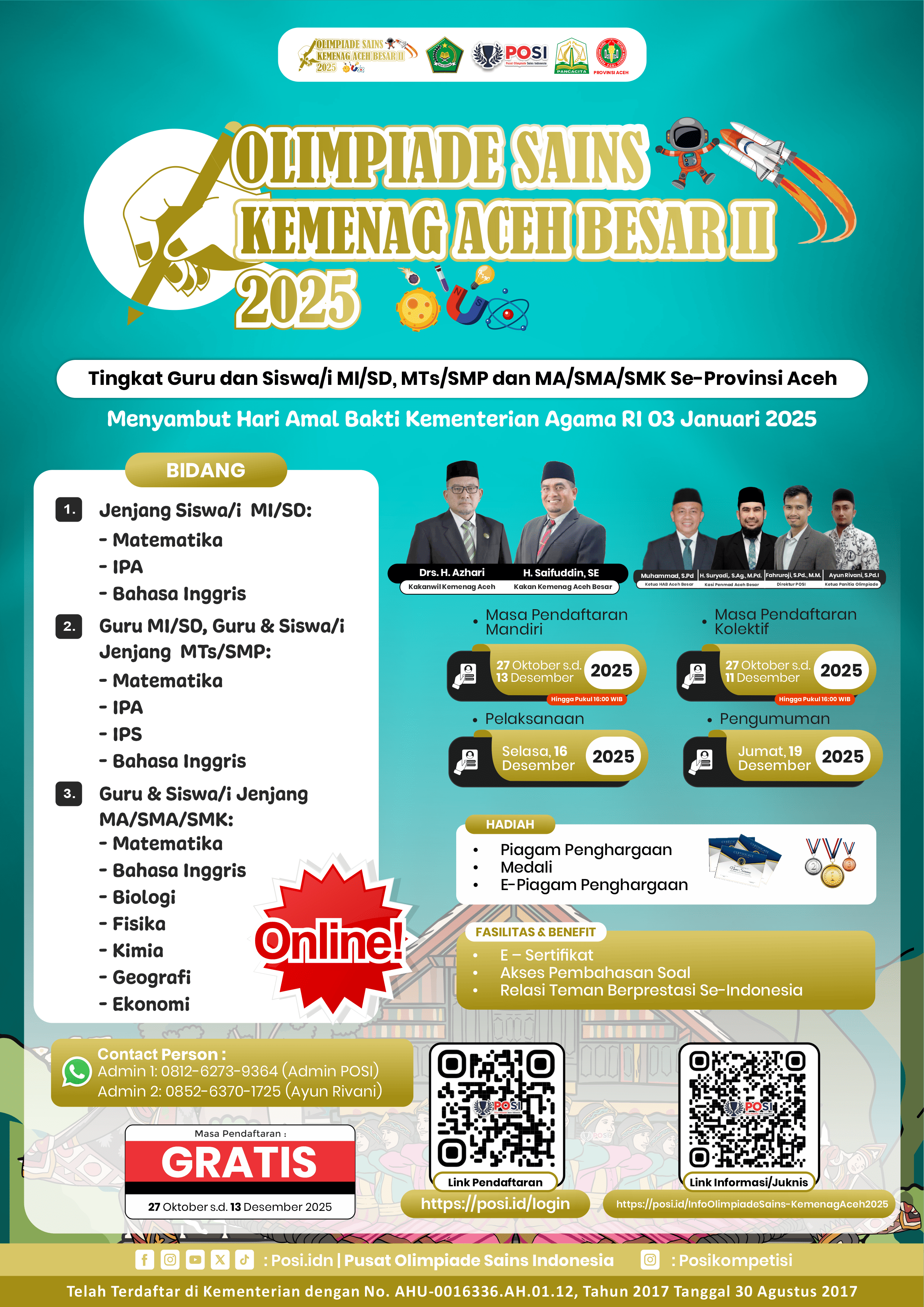 POSI - Pusat Olimpiade Sains Indonesia